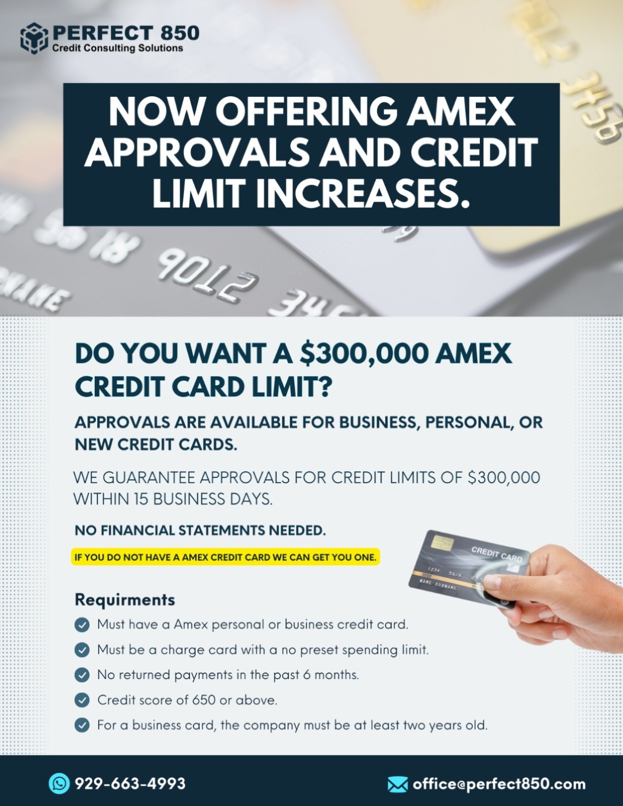 Garunteed 300k Amex Card Limit Within 15 Days?