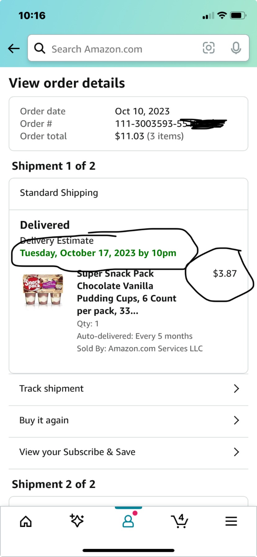 Amazon subscriptions... why'd I get a great price?