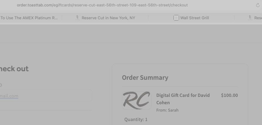 AMEX Resy Credit: Kosher Restaurants & Gift Cards That Work (Gold, Plat ...